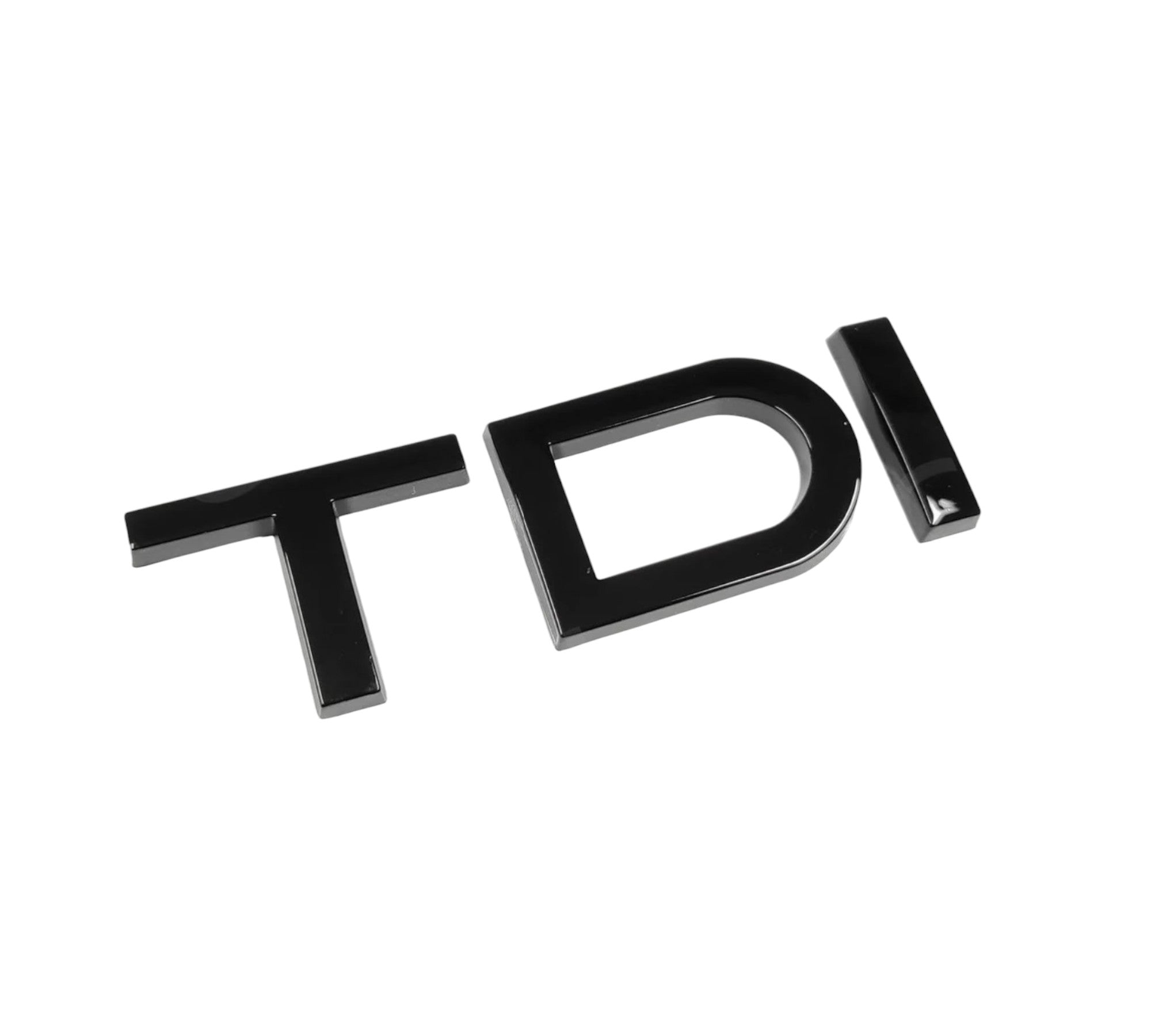Audi TDI Gloss Black Rear Logo Lettering – Custom My Ride