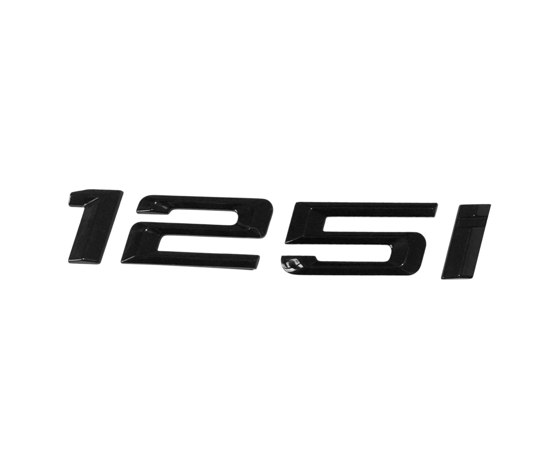 125i Gloss Black Rear Logo Lettering 1 Series – Custom My Ride