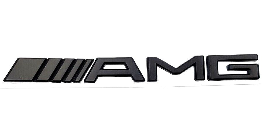 Mercedes Gloss Black AMG Rear Badge - Trunk Boot – Custom My Ride