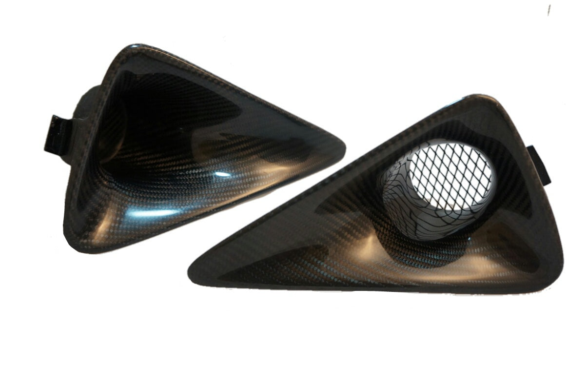 FN2 Fog Lamp Scoops - Carbon Fibre - MK8 Civic – Custom My Ride