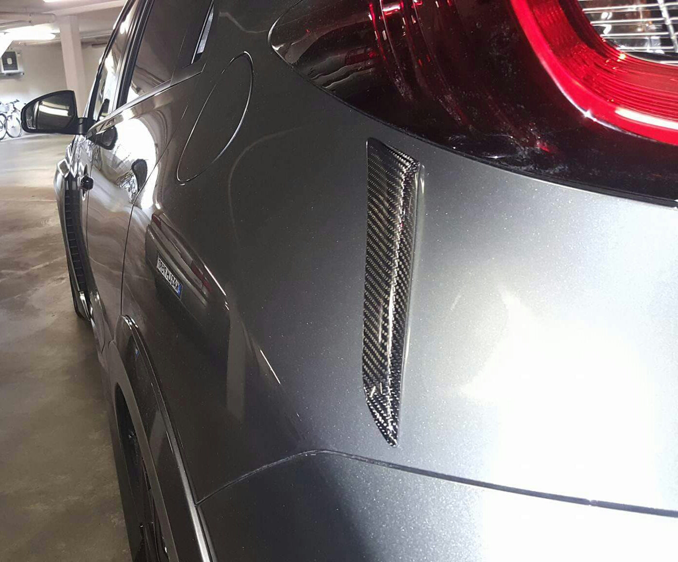 FK2 Rear Side Fins - Carbon Fibre - Civic MK9 – Custom My Ride