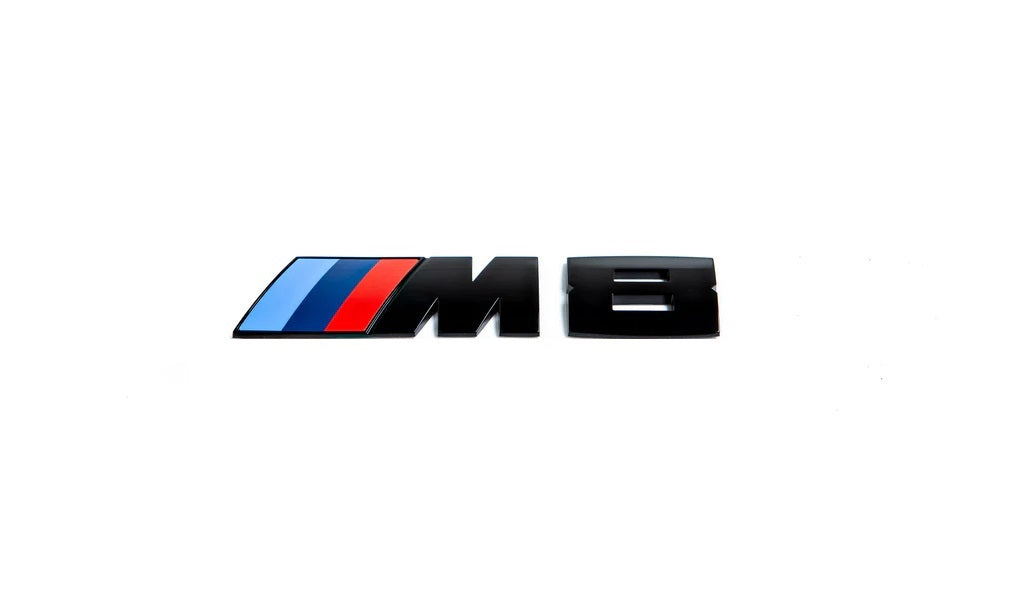 M8 Gloss Black Rear Badge - G15 – Custom My Ride